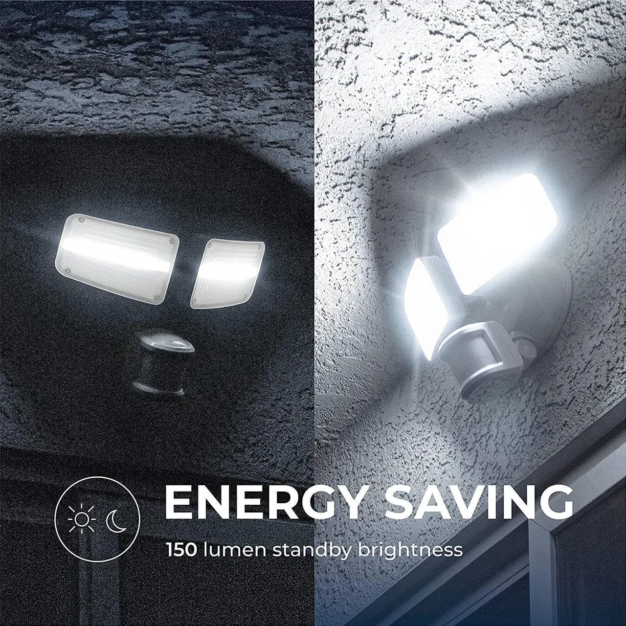 Home Zone Security Dual Brightness Motion Sensor Light - Outdoor ...