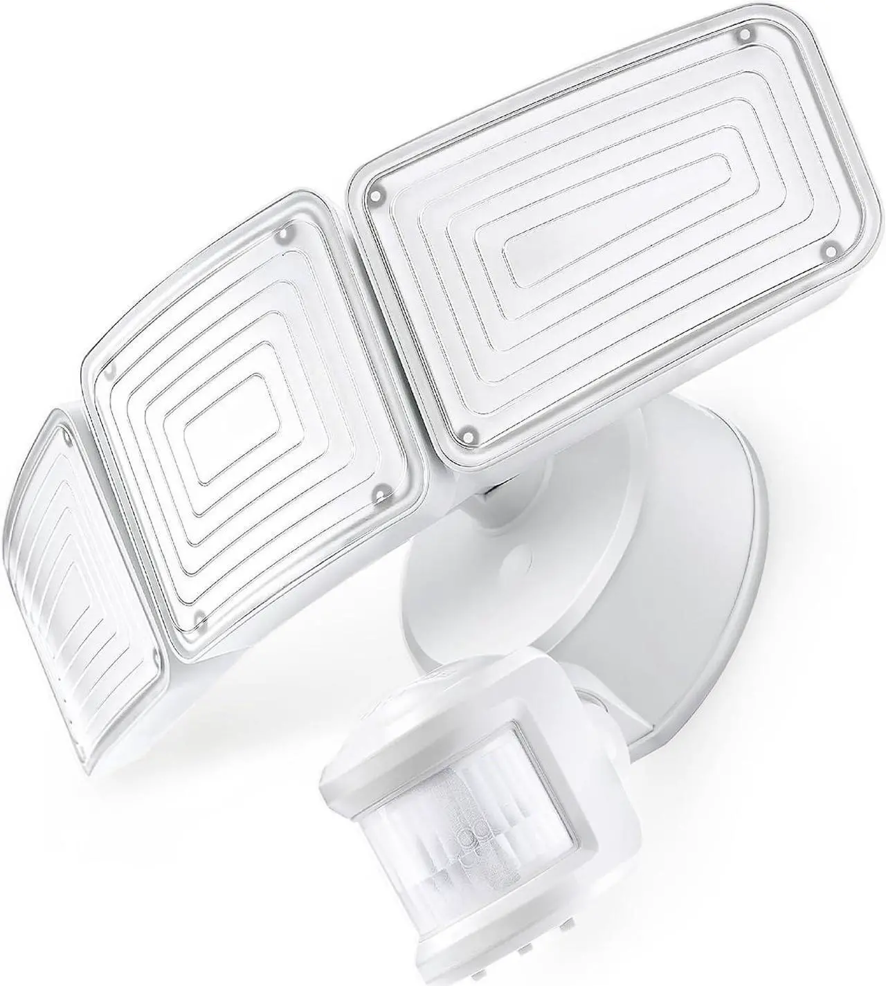 Home Zone Security SMD LED Outdoor Flood Light, 5000 Lumens, 5000K ...