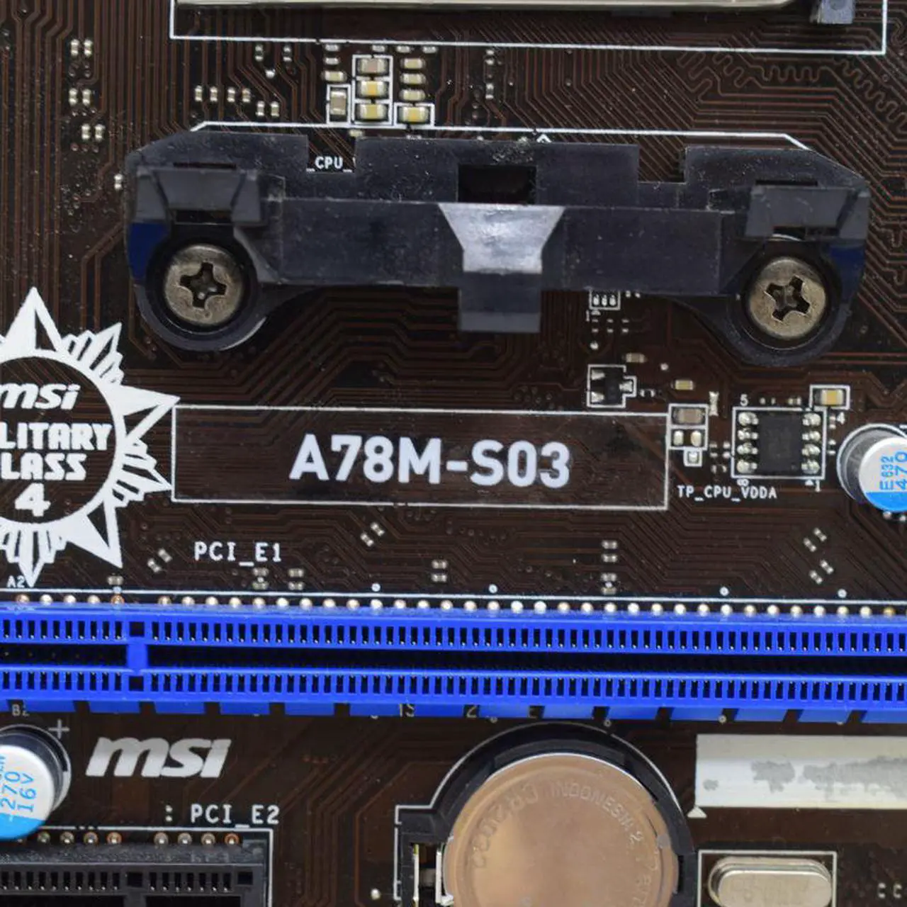 MSI A78M-S03 Socket FM2+ AMD A78 Desktop PC Motherboard Support DDR3 ...