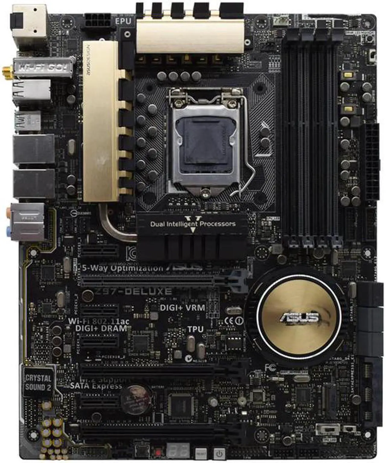ASUS Z97-DELUXE LGA 1150 Intel Z97 Desktop Gaming Motherboard DDR3 32G ...