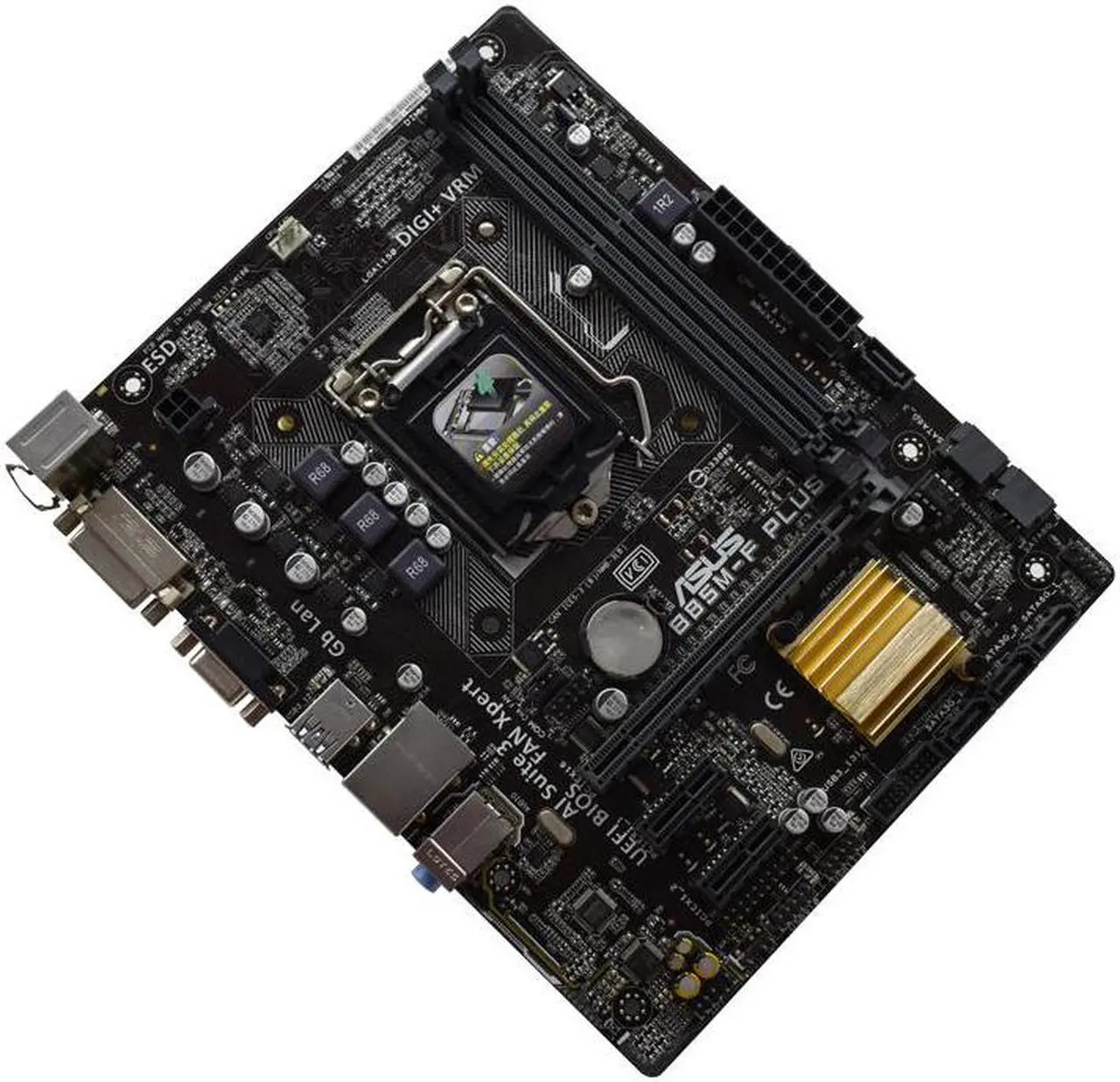 ASUS B85M-F PLUS LGA 1150 Intel B85 B85M Desktop PC Motherboard DDR3 ...