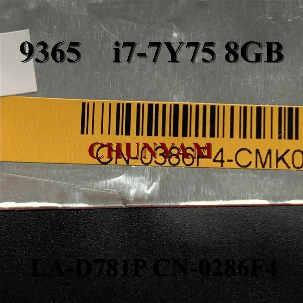 I7-7Y75 8G FOR DELL XPS 13 9365 Laptop Motherboard BAZ80 LA-D781P CN ...