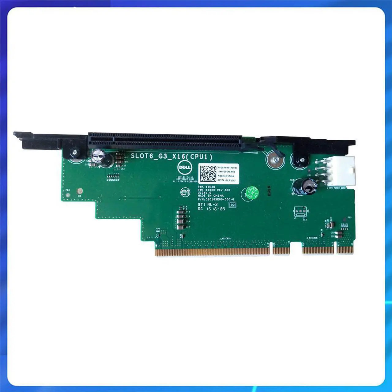 FOR Dell PowerEdge R720 R720XD Server Riser Card Board CPVNF 0CPVNF PCI ...