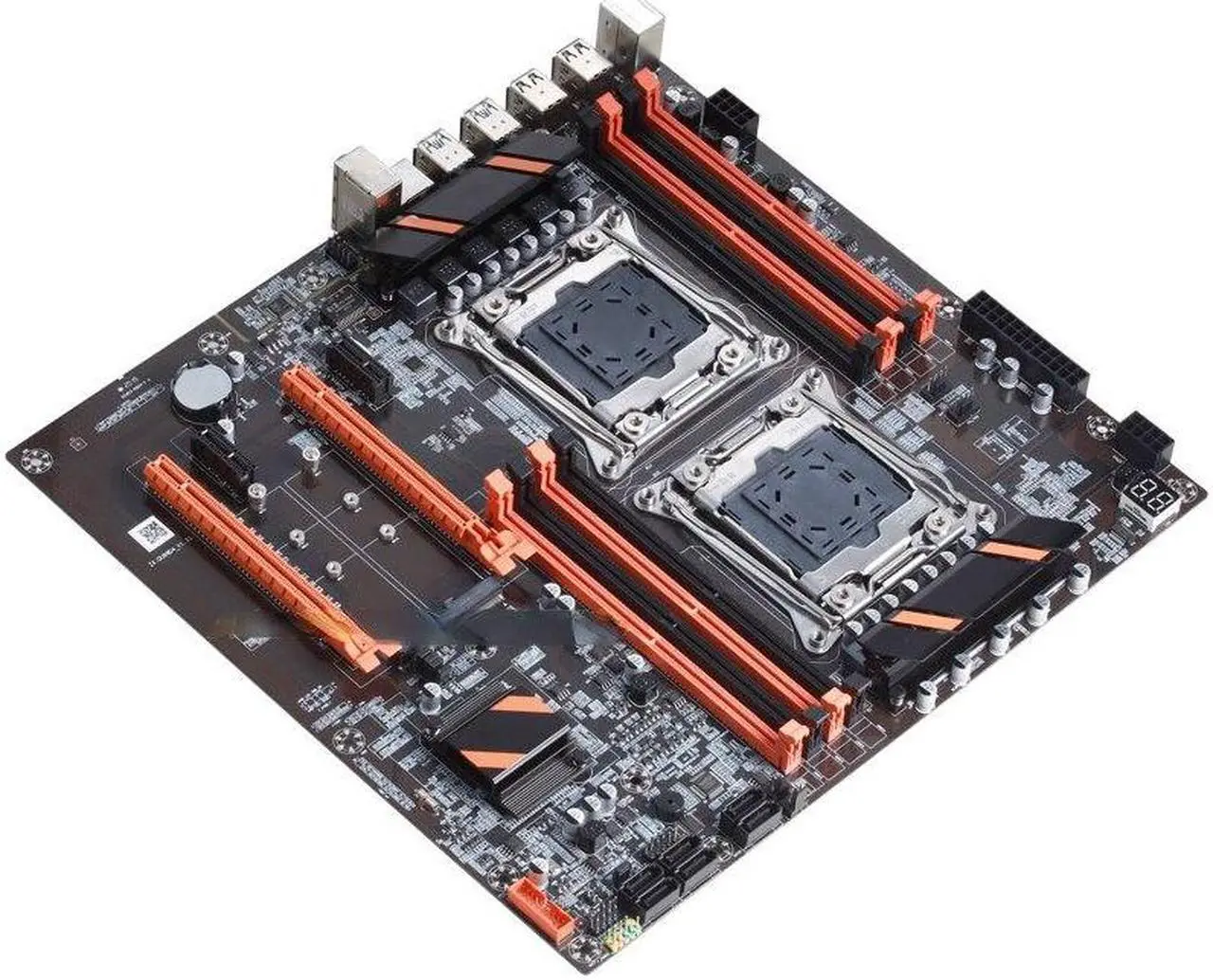 X99 Motherboard Dual CPU M.2 LGA 2011 V3 E-ATX USB3.0 SATA3 8 DIMM DDR4 ...