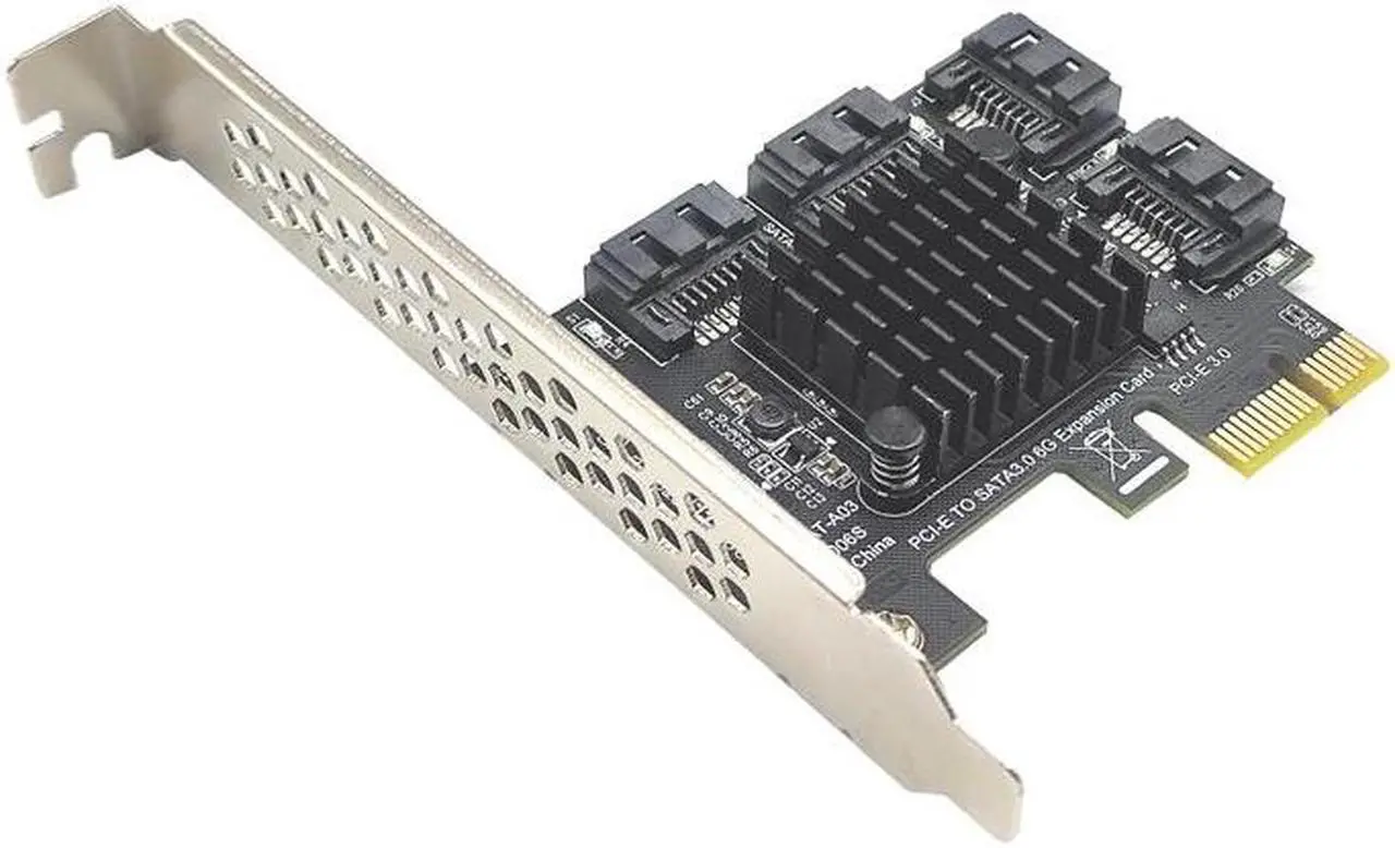 Chi a Mining PCIE SATA PCI-E Adapter 4 Port SATA3.0 6G to PCI Express ...
