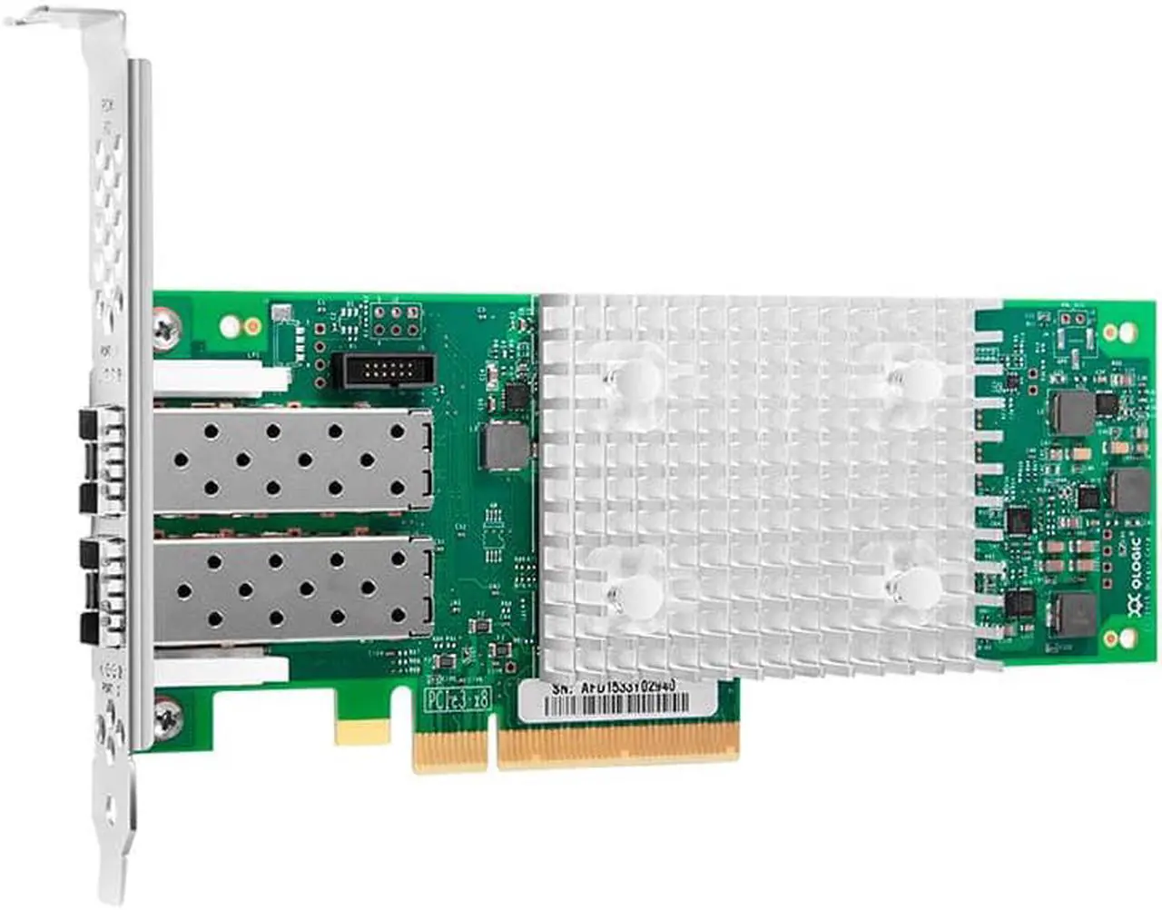 QLogic QLE2692-SR-CK Fibre Channel Host Bus Adapter, 16GbE Dual-Port SFP+, PCIe 3.0 x 8, Low ...