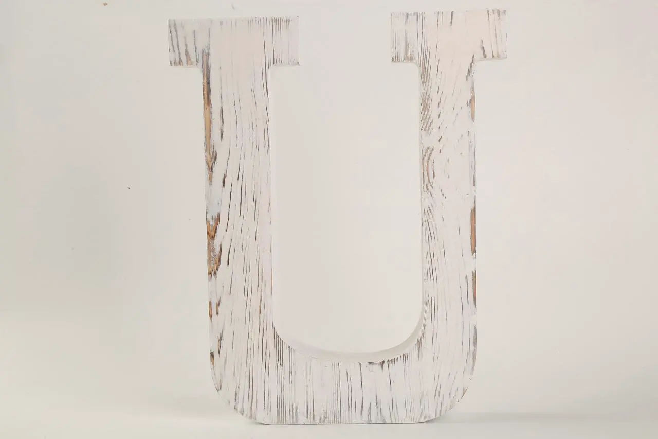 Wooden Letters Extra Large Wood Letters Unfinished Letter Signs Decor ...