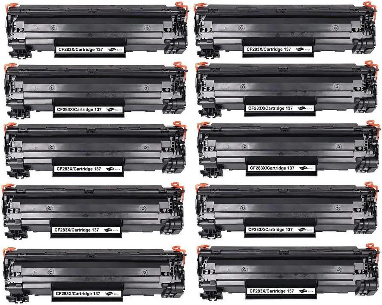 10 Pack New High-Yield Toner Cartridge For HP 83X CF283X Compatible ...