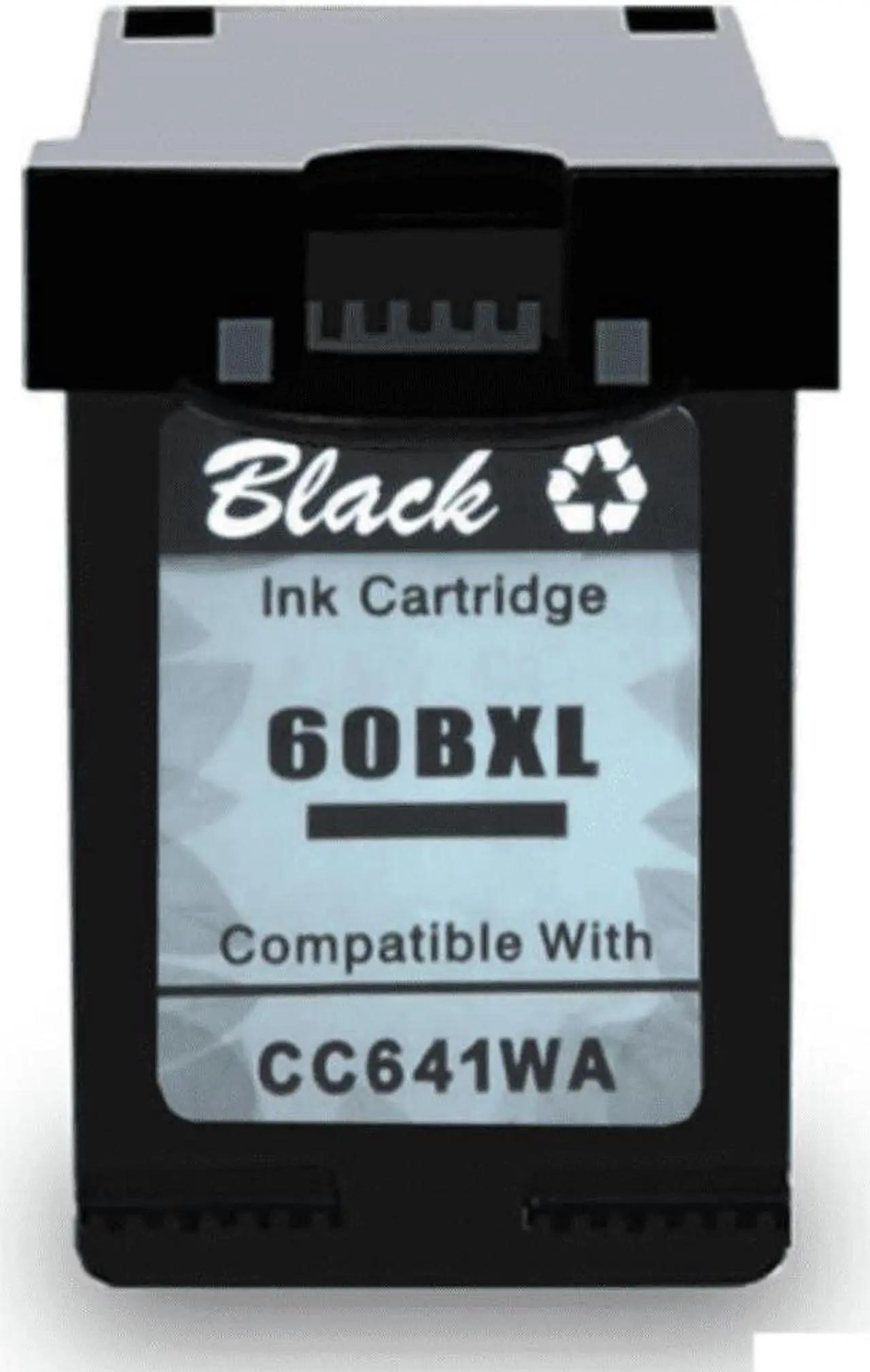 High-Yield Black Ink Cartridges For HP CC641WA 60XL Compatible For Use ...