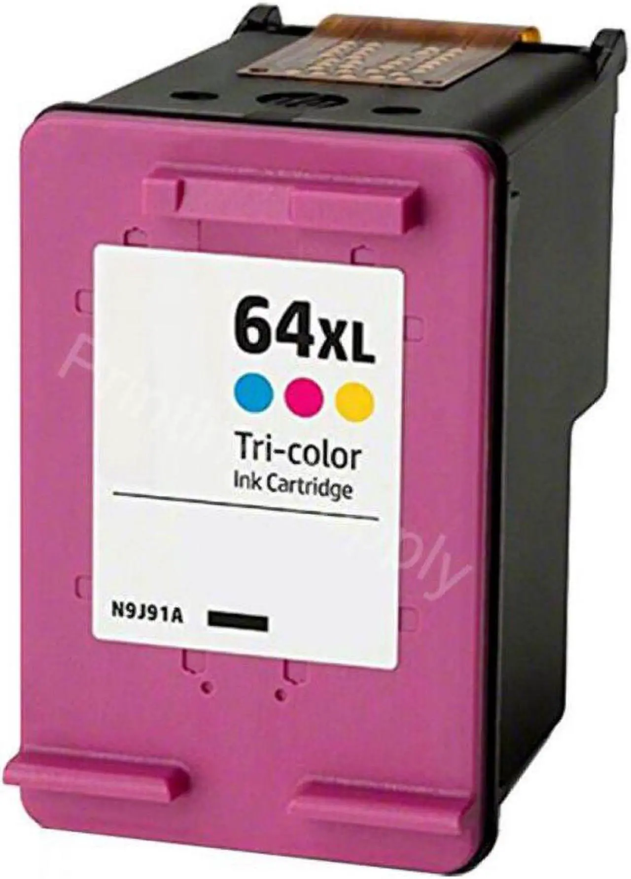 High Yield Tri-Color Ink Cartridge For HP 64XL(N9J91AN) Compatible with ...