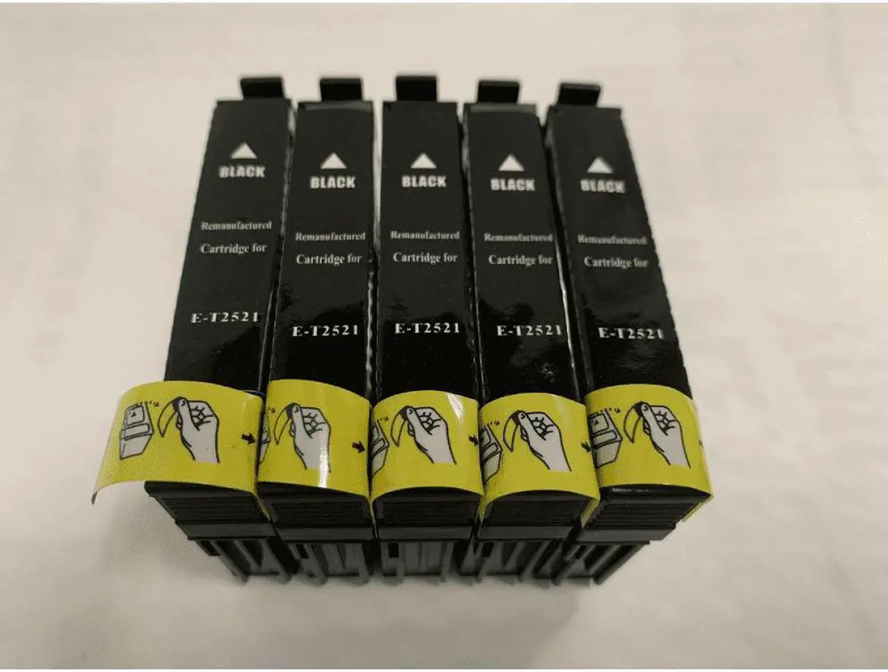 5 Pack Black Ink Cartridge For Epson 252 Compatible with Epson ...