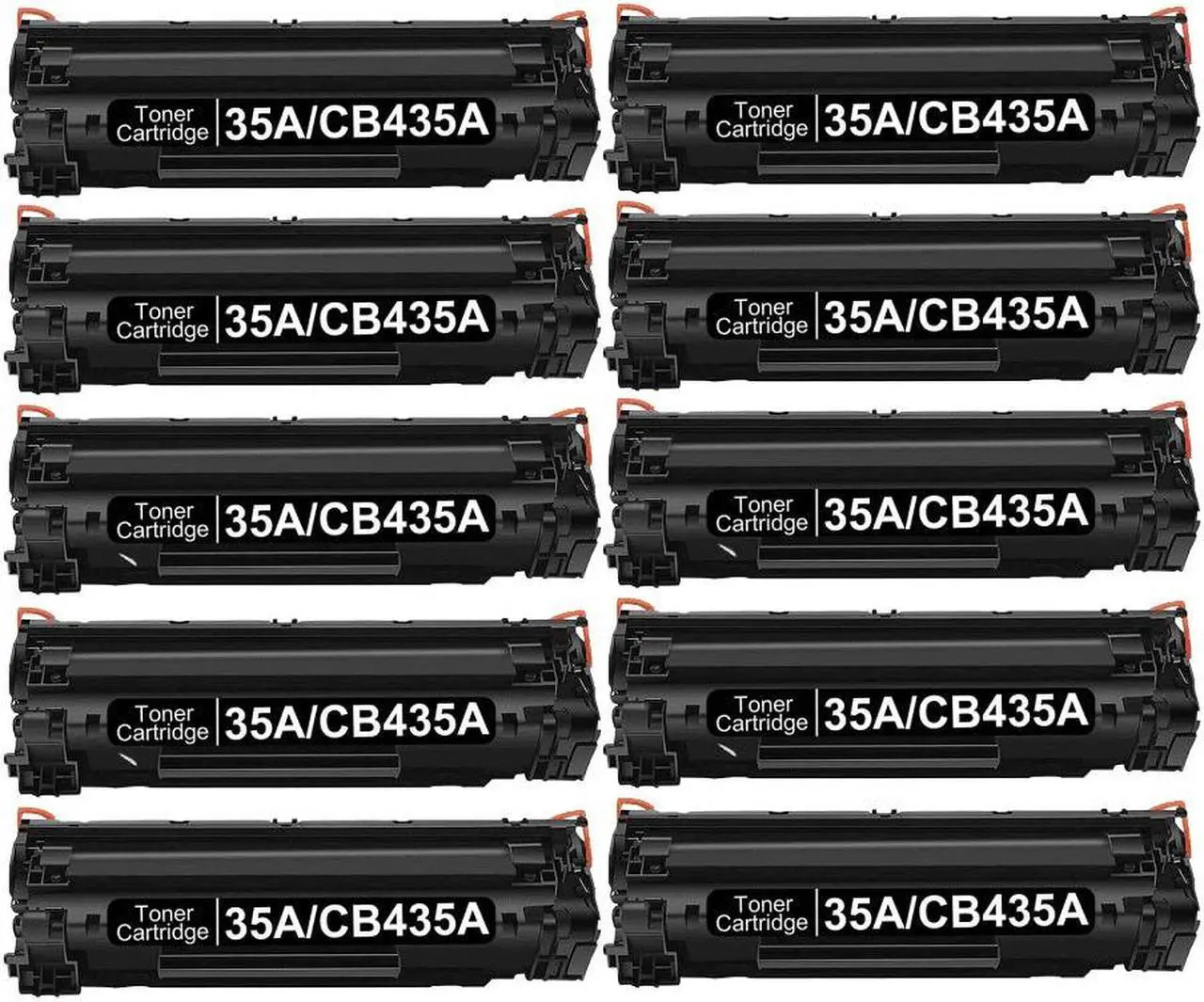 10 Pack New Toner Cartridge For HP 35A CB435A Compatible with HP ...