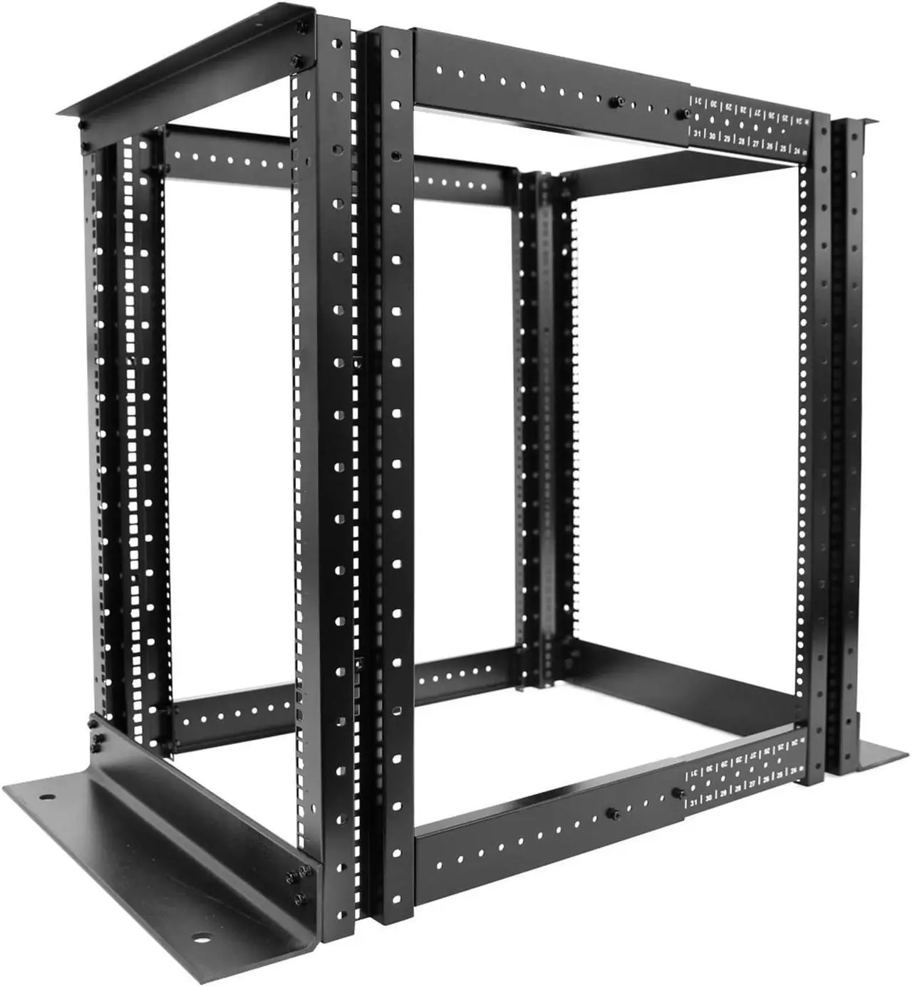 15U 4 Post Open Frame Server Rack Suitable 19Inch Server Equipment ...