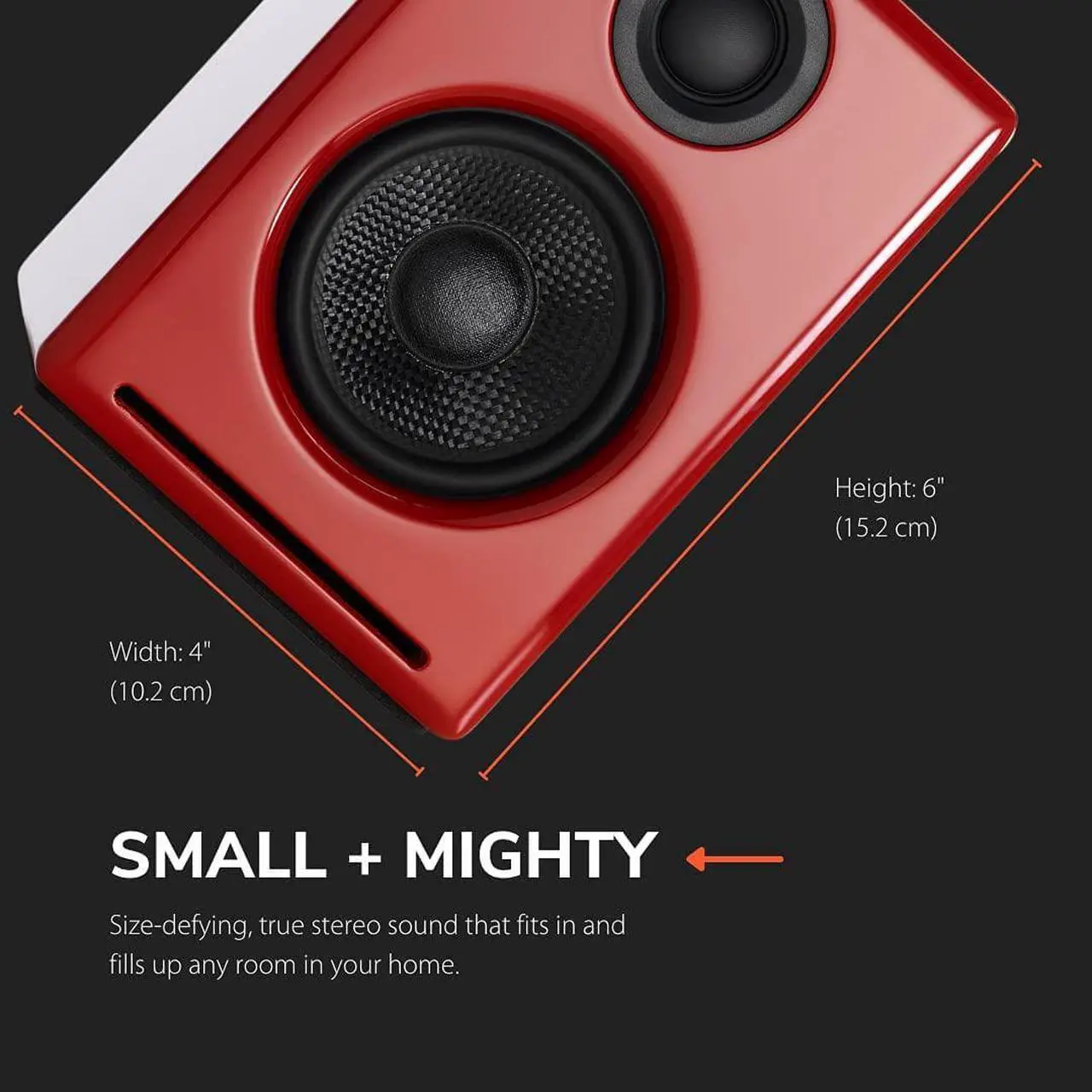 Audioengine A2 Bluetooth Speakers Wireless - 60W Computer Speakers for ...