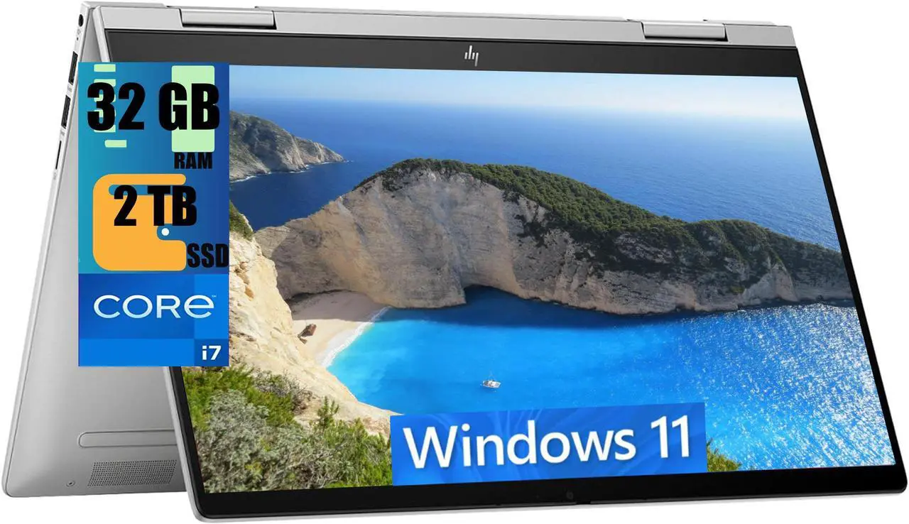 Refurbished: HP Envy x360 2 in 1 15 Laptop, 15.6" Full HD Touchscreen ...