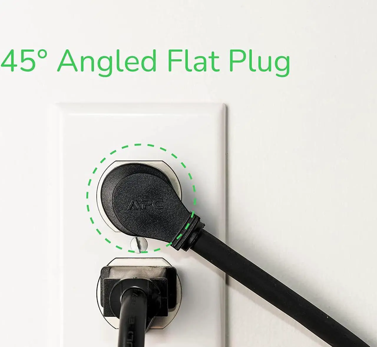 APC P8VT3 8-Outlet 2770 Joules Surge Protector with Telephone, DSL and ...