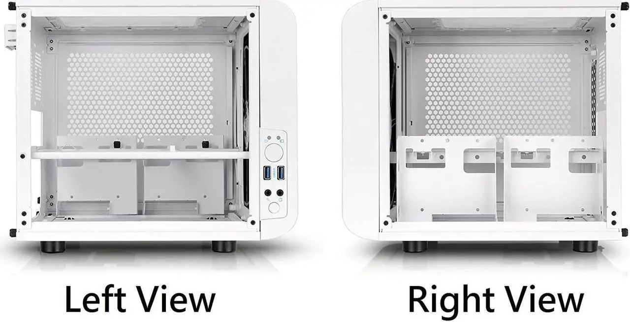 Thermaltake Core V1 Snow Edition Extreme Mini ITX Cube Chassis ...