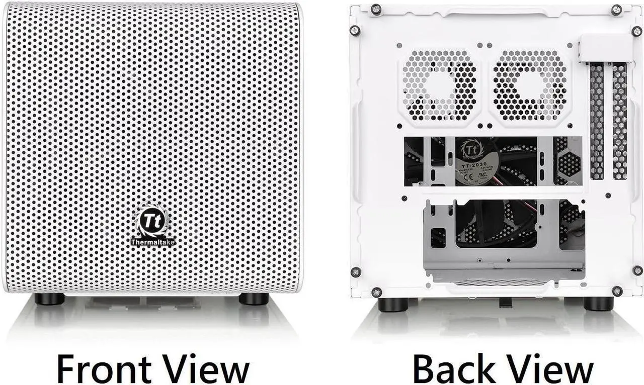 Thermaltake Core V1 Snow Edition Extreme Mini ITX Cube Chassis ...