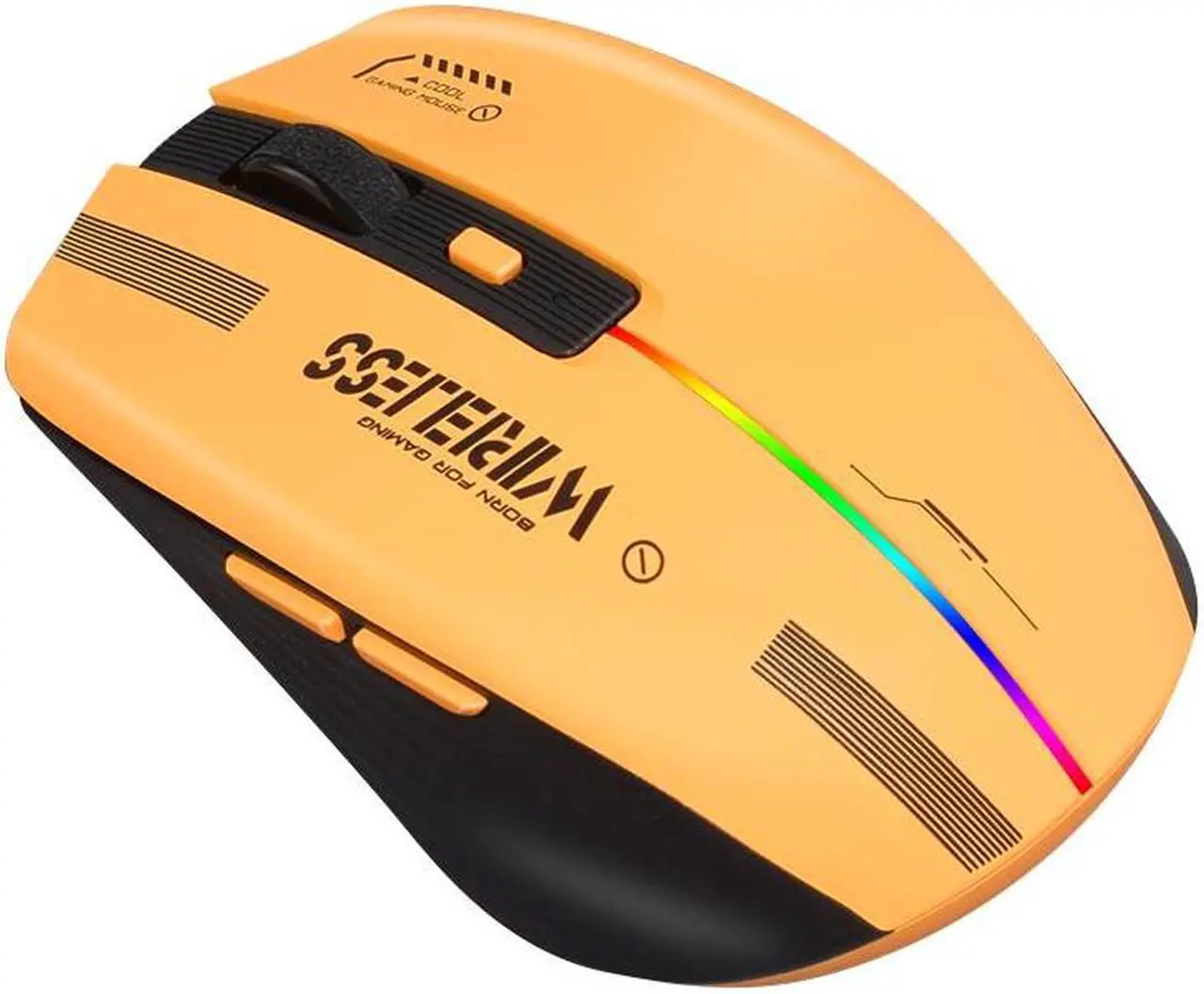 New LT-T19 Ergonomic Gaming 2.4G TYPE-C Wireless Charging Mouse RGB ...