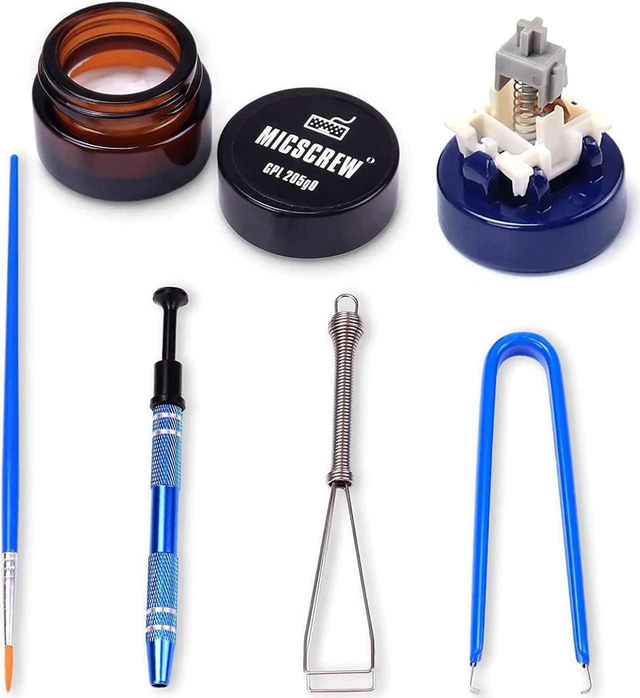 Switch Opener Kit with 0.17OZ GPL 205G0 Keyboard Lube 6PCS Contains ...