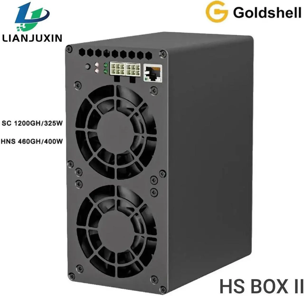 New Release Goldshell HS BOX II Miner 1200GH/s 325W Dual Algorithm HNS ...