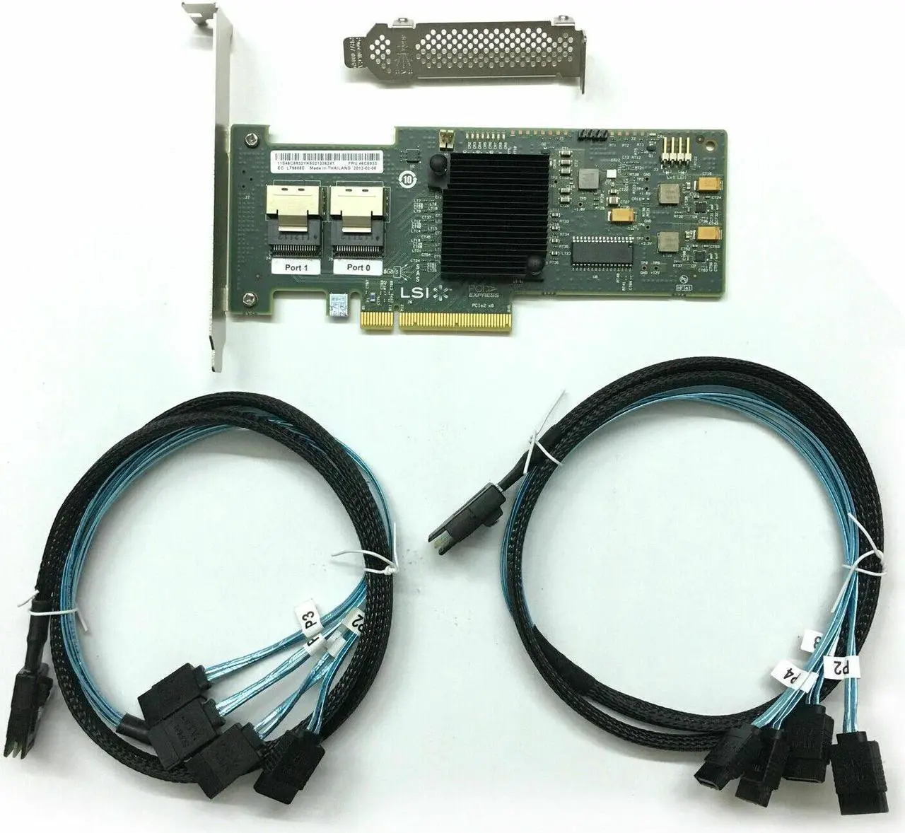 LSI 9211-8i 6G SAS HBA FW:P20 IT Mode ZFS FreeNAS unRAID 2* SFF-8087 ...