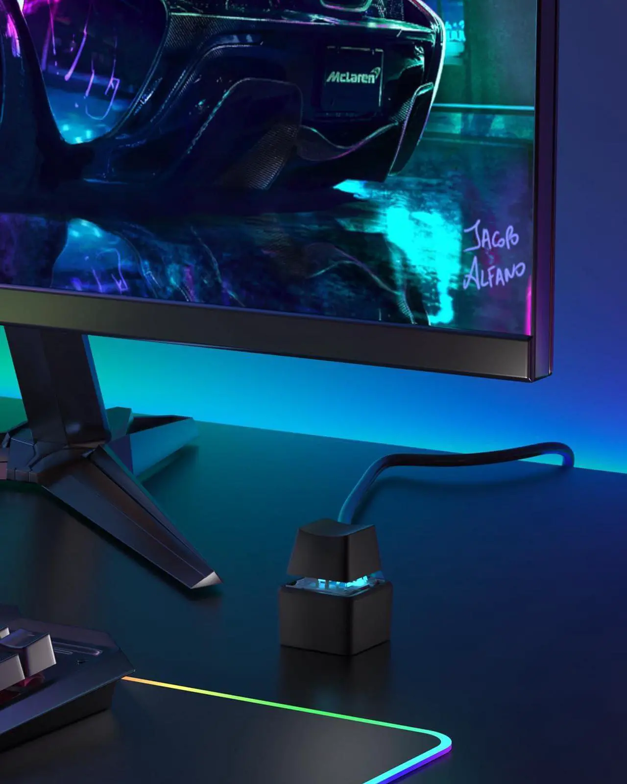 Desktop Computer Power Switch Power Supply Control Adapter Cable , 7 ...