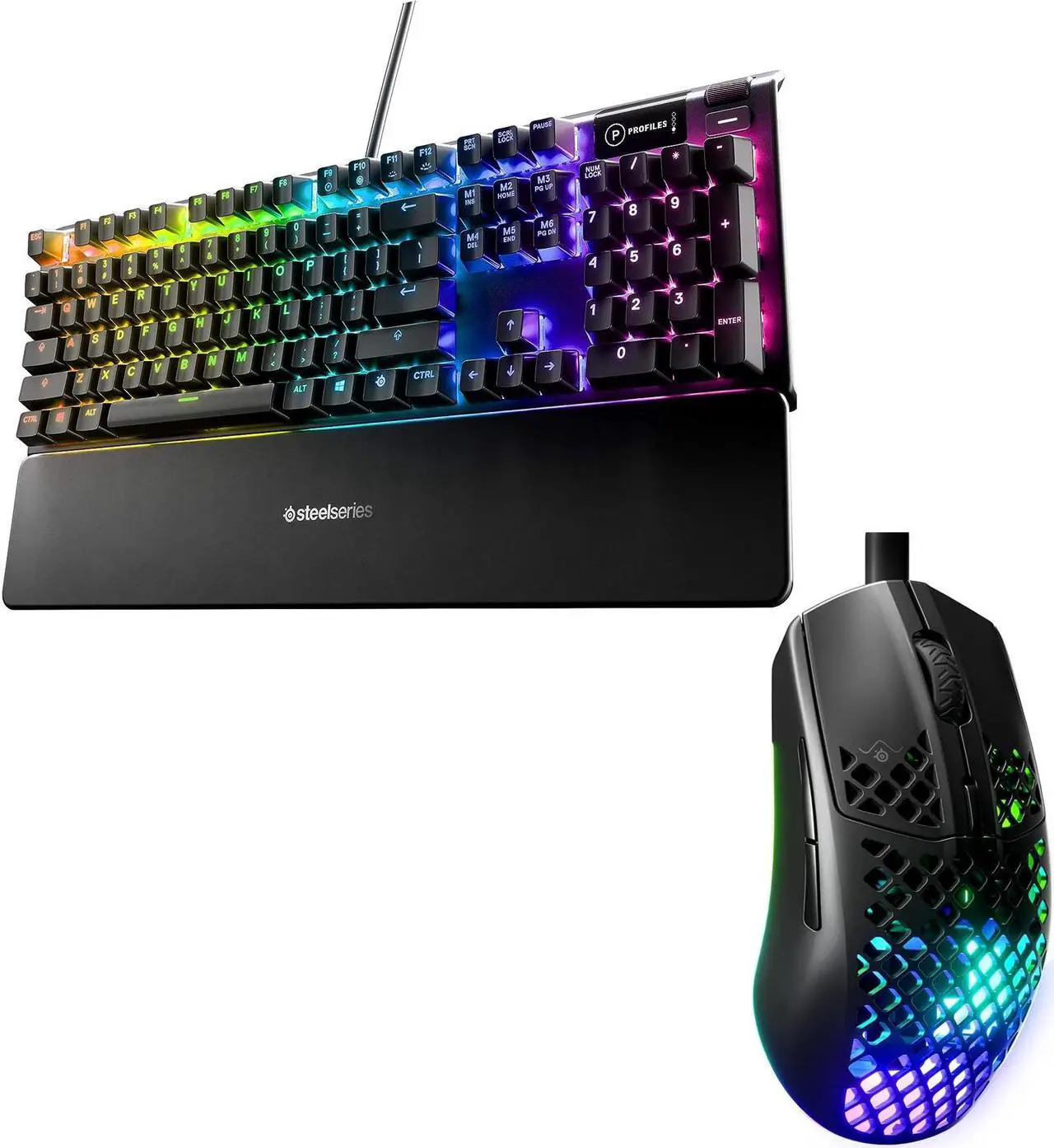 SteelSeries Gaming Keyboard Mouse Set - Apex 5 Hybrid Mechanical Gaming ...