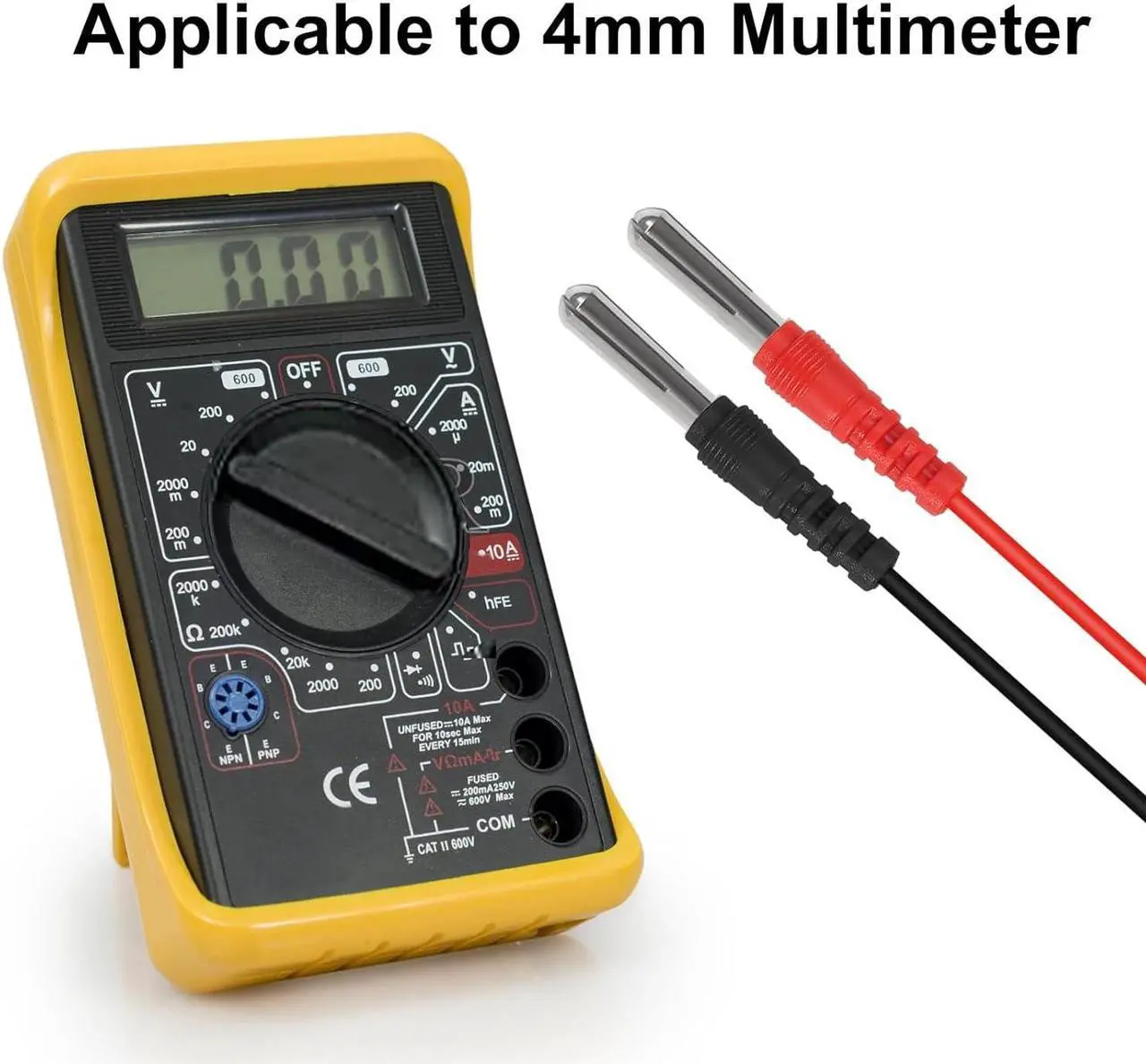 2 Sets 16 in 1 Multimeter Test Leads Kit Digital Probes & Leads Set ...