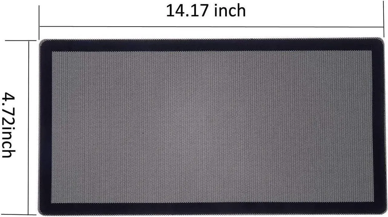 360mm 120mm x 2 PC Fan Dust Mesh Filter 4.72inch PVC Computer PC Case ...