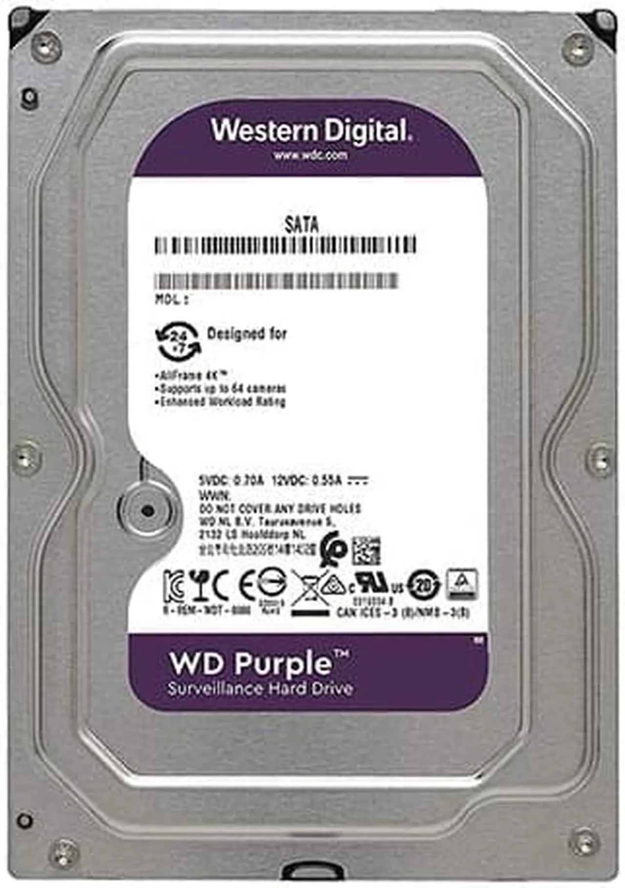 Refurbished: Western WD42PURZ Digital Purple WD42PURZ 4 TB Hard Drive ...