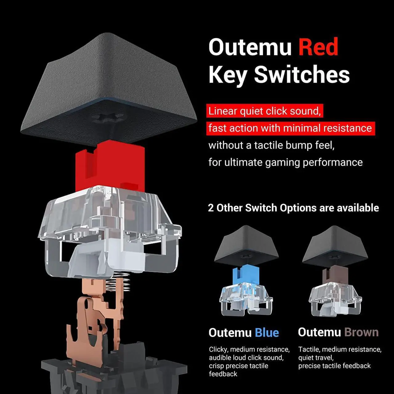 Redragon K552 Mechanical Gaming Keyboard 87 Key Rainbow LED Backlit ...