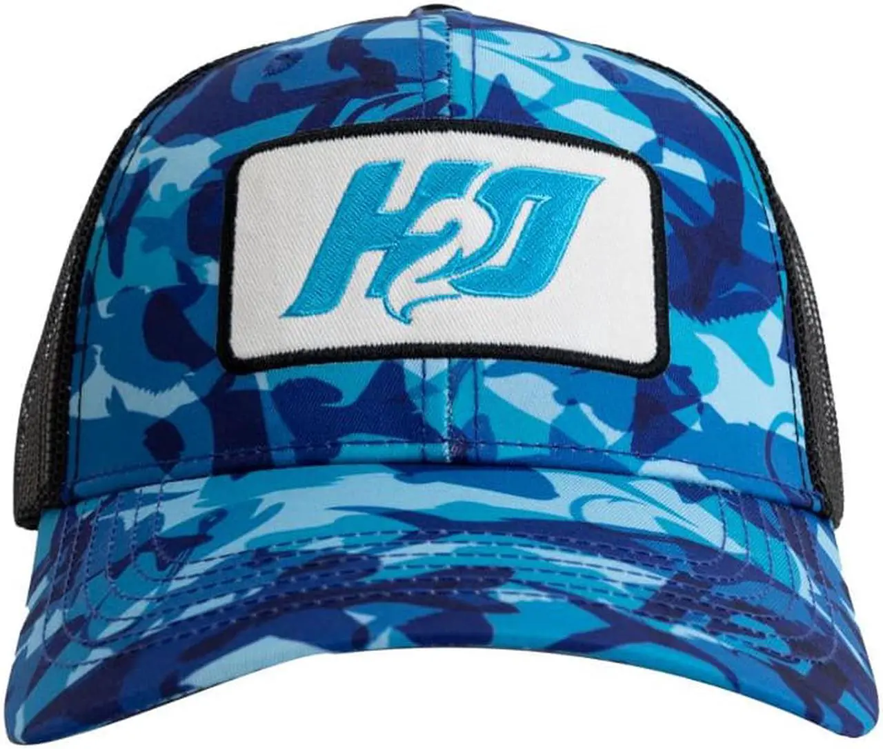 H20 Logo Trucker Hat Blue Camo - Newegg.com