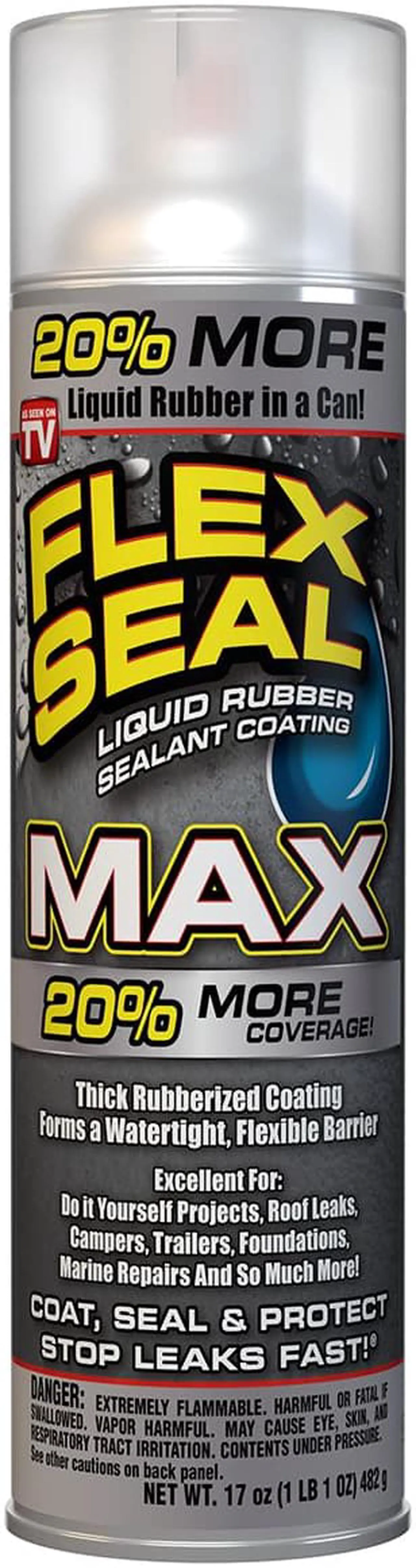 Flex Seal MAX Clear-17 oz. spray - Newegg.com