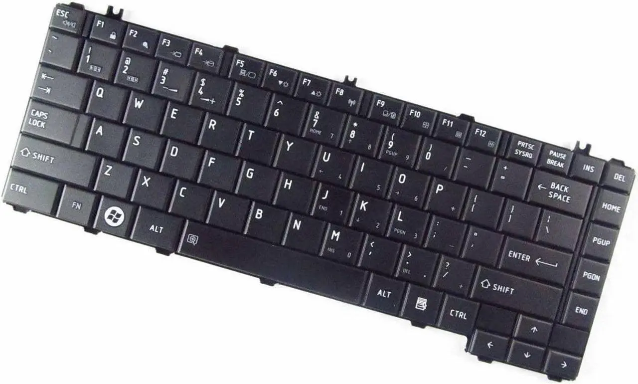 New Toshiba Satellite C600 C640 C640D C645 Keyboard US English NSK ...