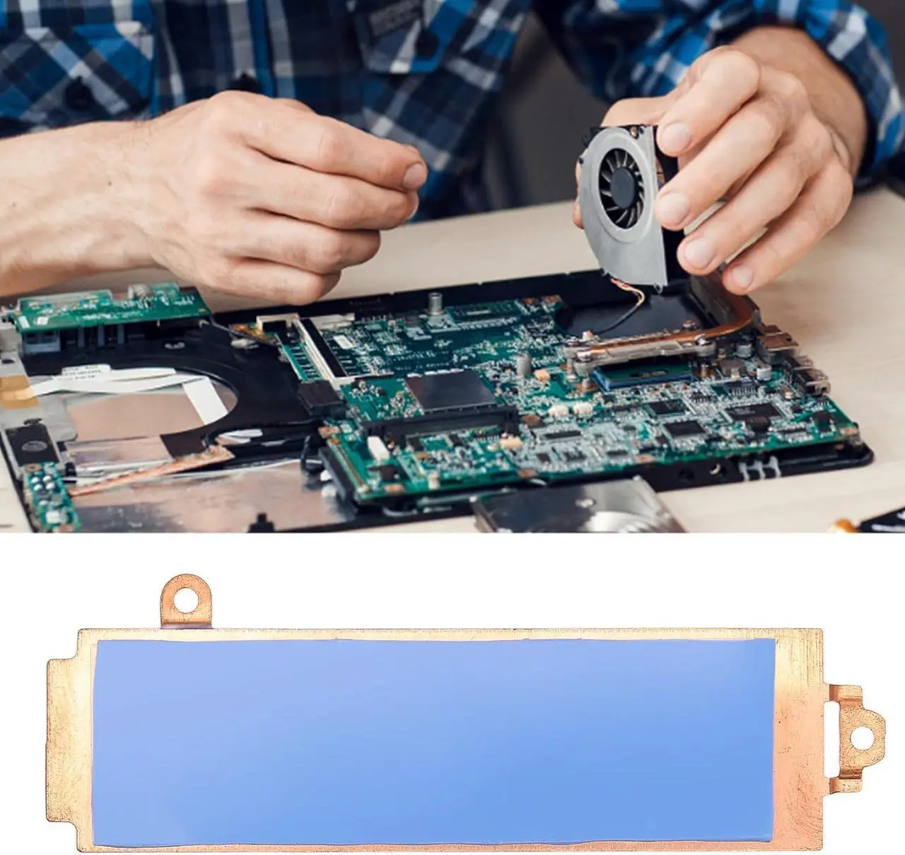 SSD Heatsink for Dell Nvme M.2 NGFF 2280 SSD, for Alienware m15 R5 R6 G15 5510 5511, Aluminium ...