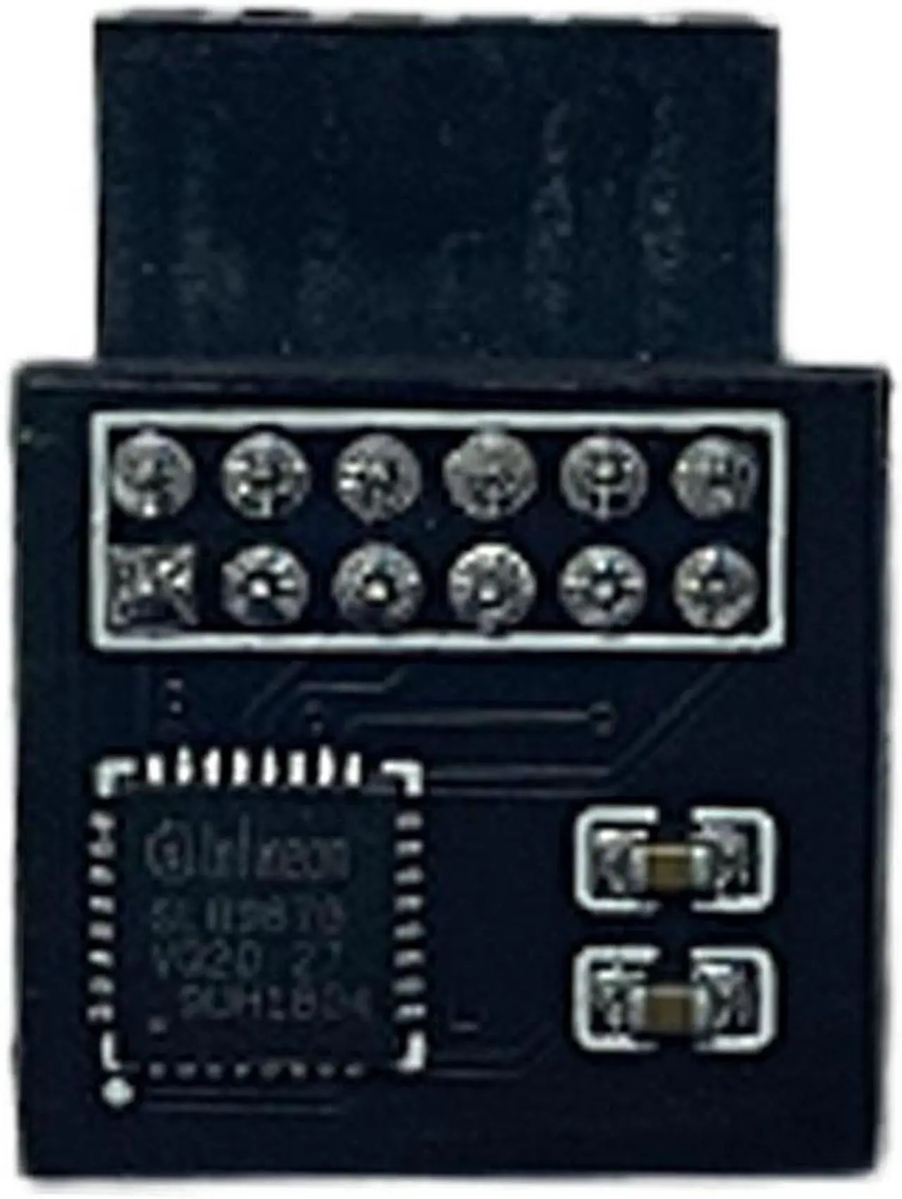 For GIGABYTE GC-TPM2.0 SPI 2.0 TPM Module (12 Pin 12-1) SPI TPM 2.0 ...