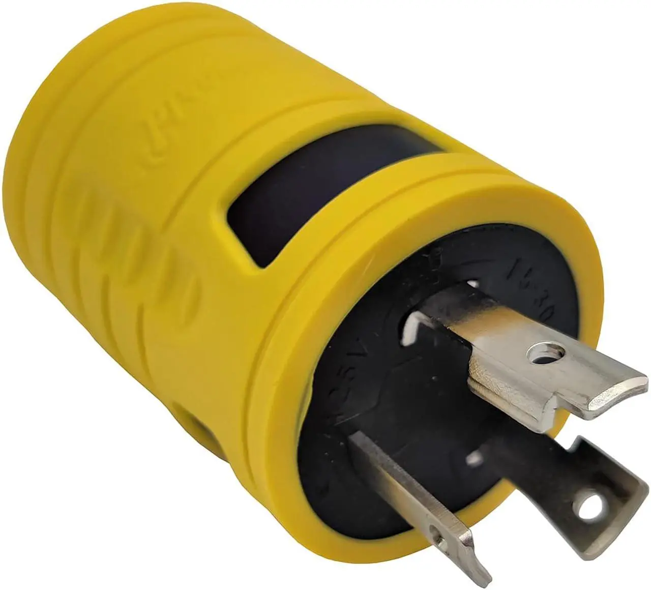 Parkworld 691586Y RV 30 AMP Generator Adapter 3-Prong L5-30P Male to TT ...