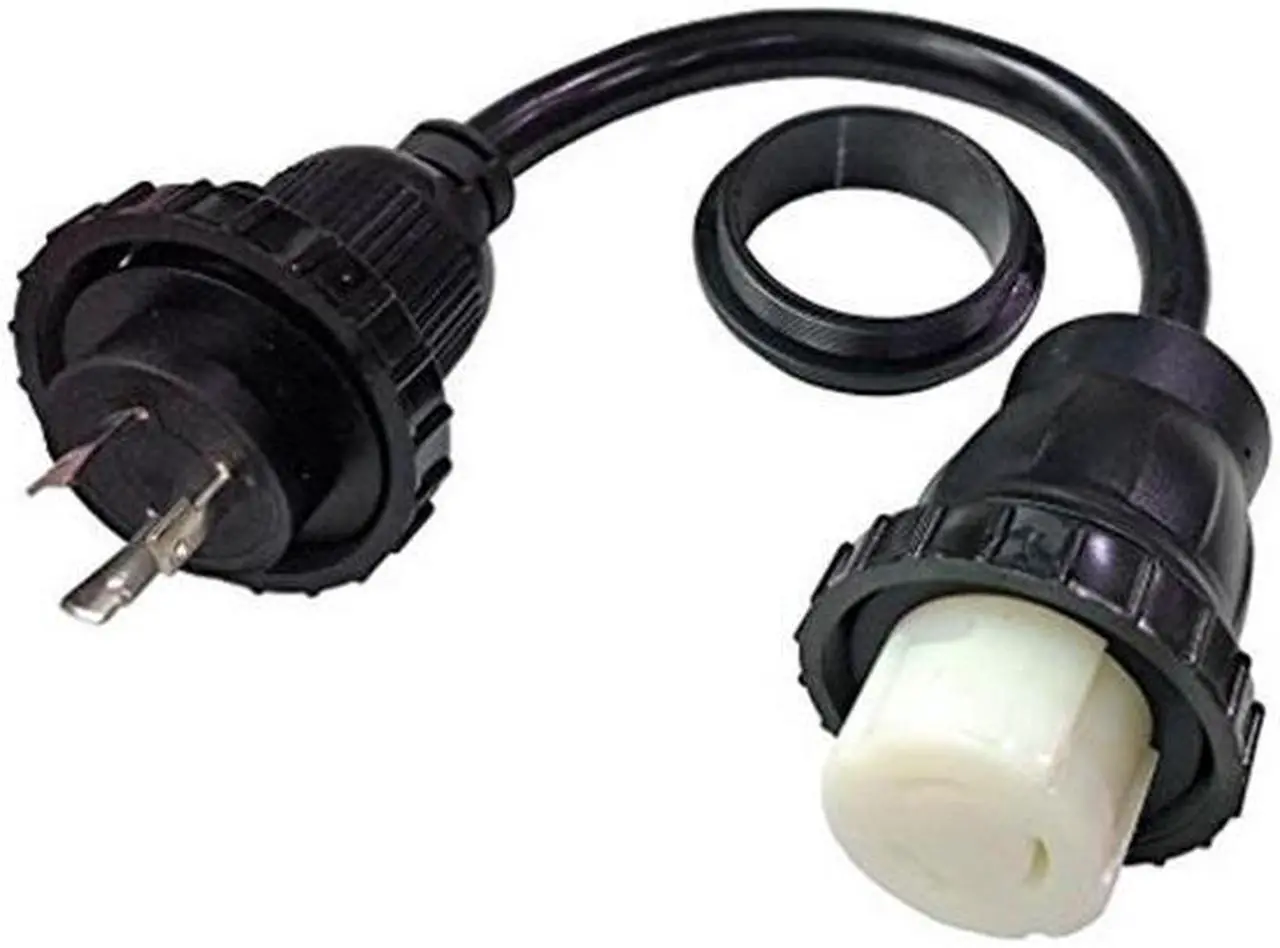 Parkworld 885927 Shore Power Adapter Cord RV 30A 125V L5-30P Male to ...