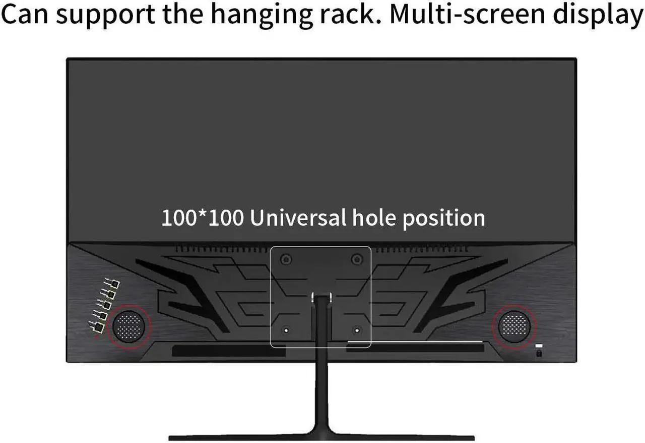LGLO 24" 1920 x 1080 144Hz Gaming Monitor with Built-in Speakers and ...
