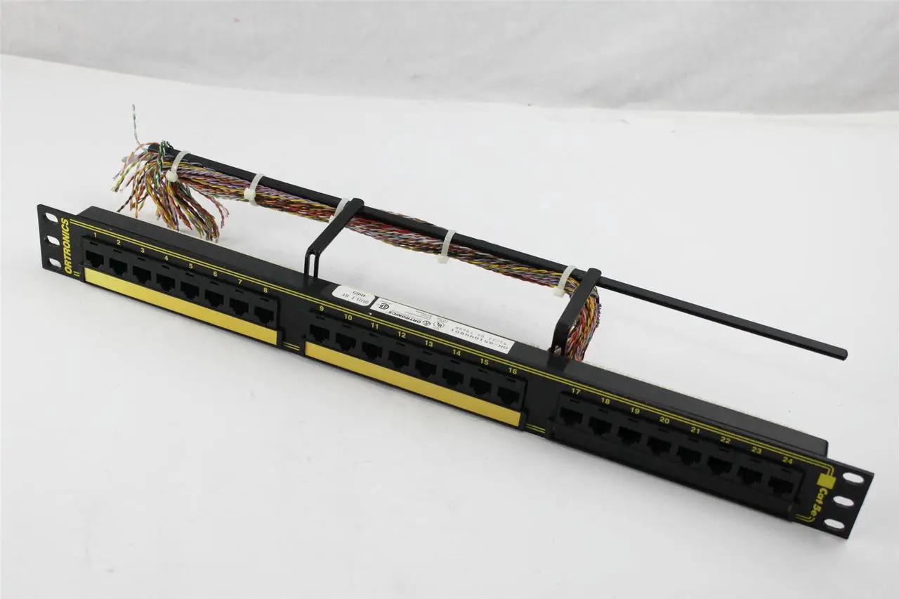 Refurbished: Ortronics T5688 24-Ports Cat5e Server Patch Panel OR ...
