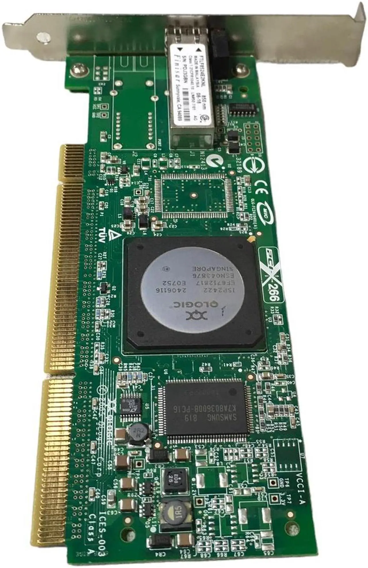 Refurbished: Qlogic QLA2460-E 4Gb FC to PCI-X HBA FC2410401-34 D ...