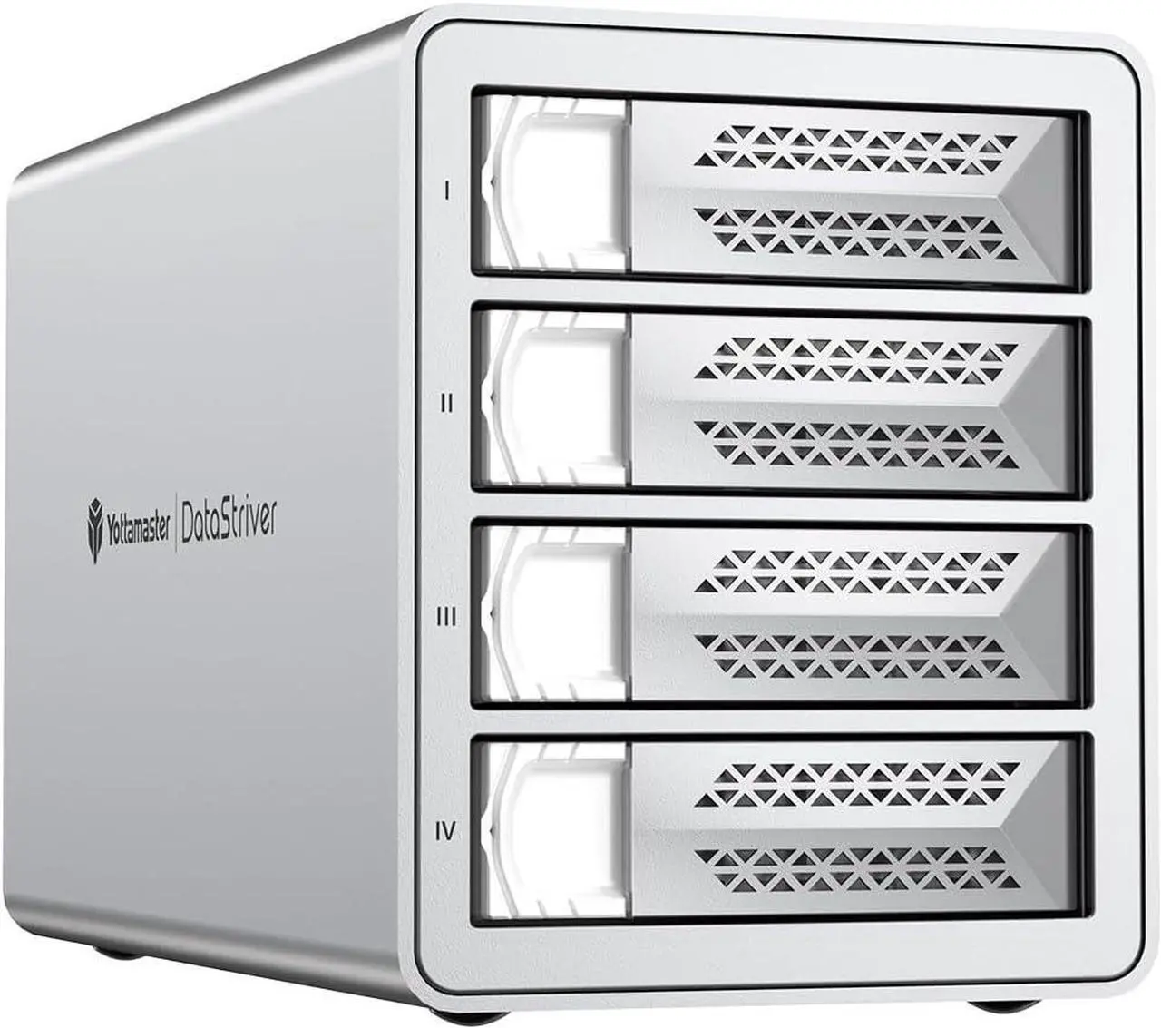 Yottamaster VN400C3 4 Bay Hard Drive Enclosure, 10Gbps Daisy-Chain 4 ...