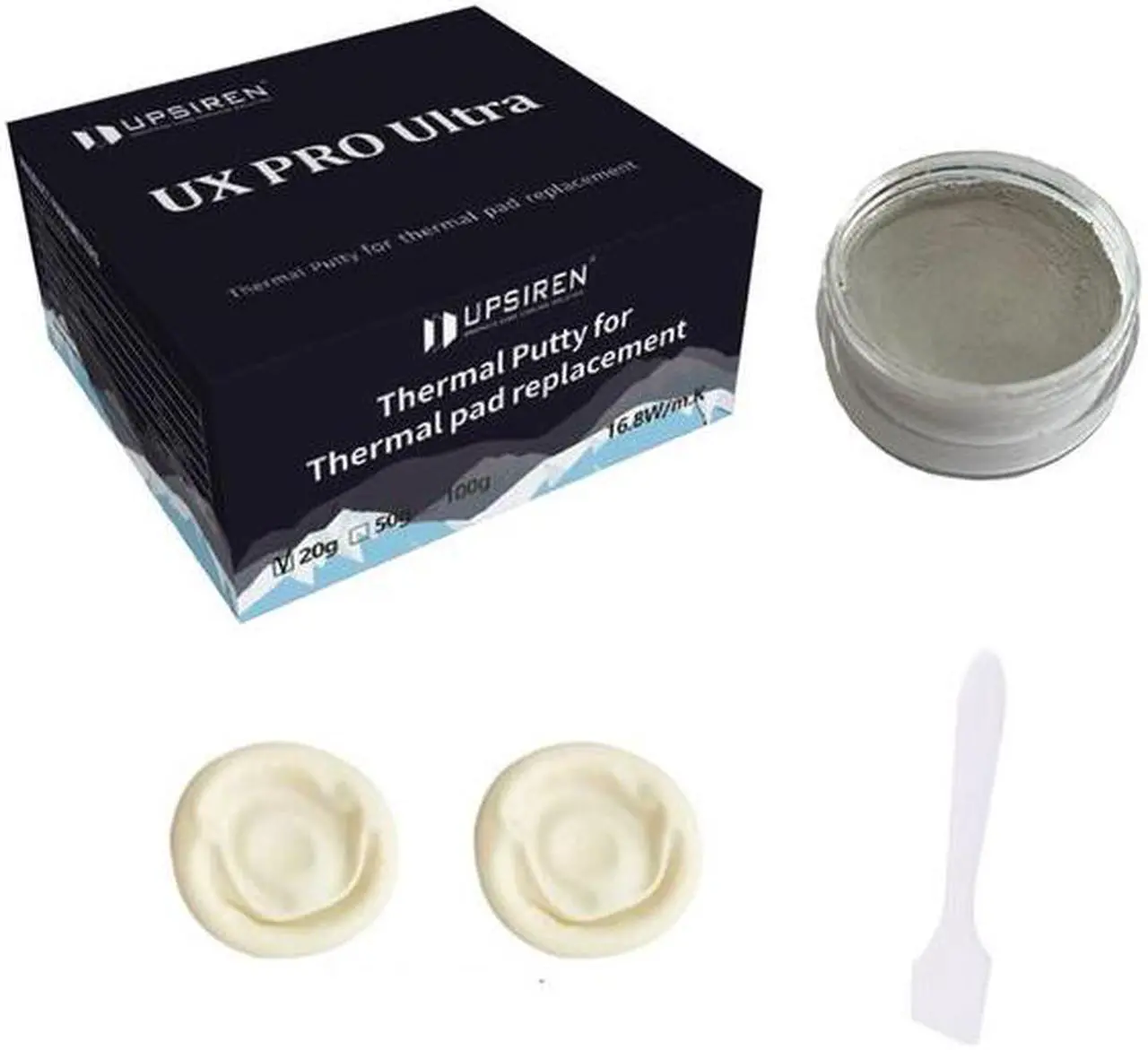 UPSIREN UX PRO Ultra 16.8w/mk Thermal Putty For VGA GPU IC Processor ...