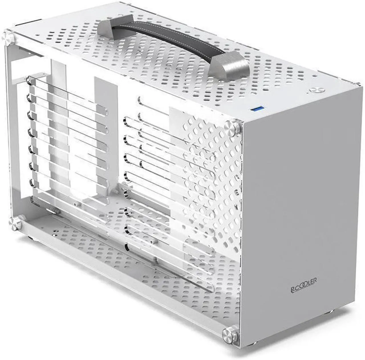 White Computer Case V500 Mini Portable M-ATX/ITX , Mini-Tower CASE Itx ...
