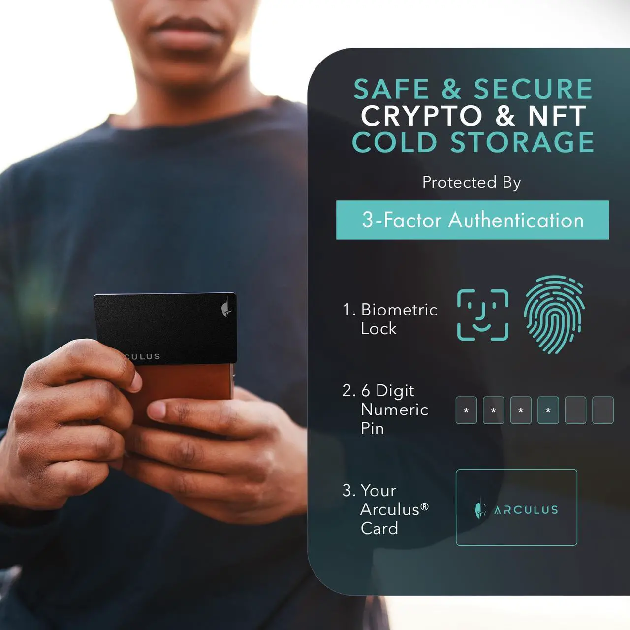 The Arculus® Card: The More Secure Crypto & NFT Cold Storage Wallet ...