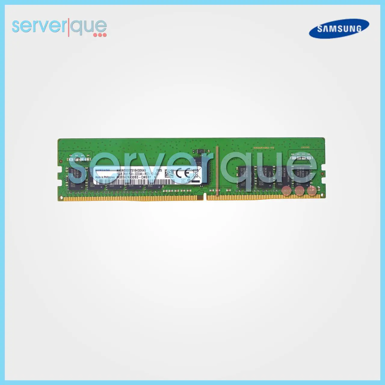 Refurbished: M393A2K43DB3-CWE Samsung 16GB PC4-25600 DDR4-3200MHz ECC Reg Dual Rank Memory ...