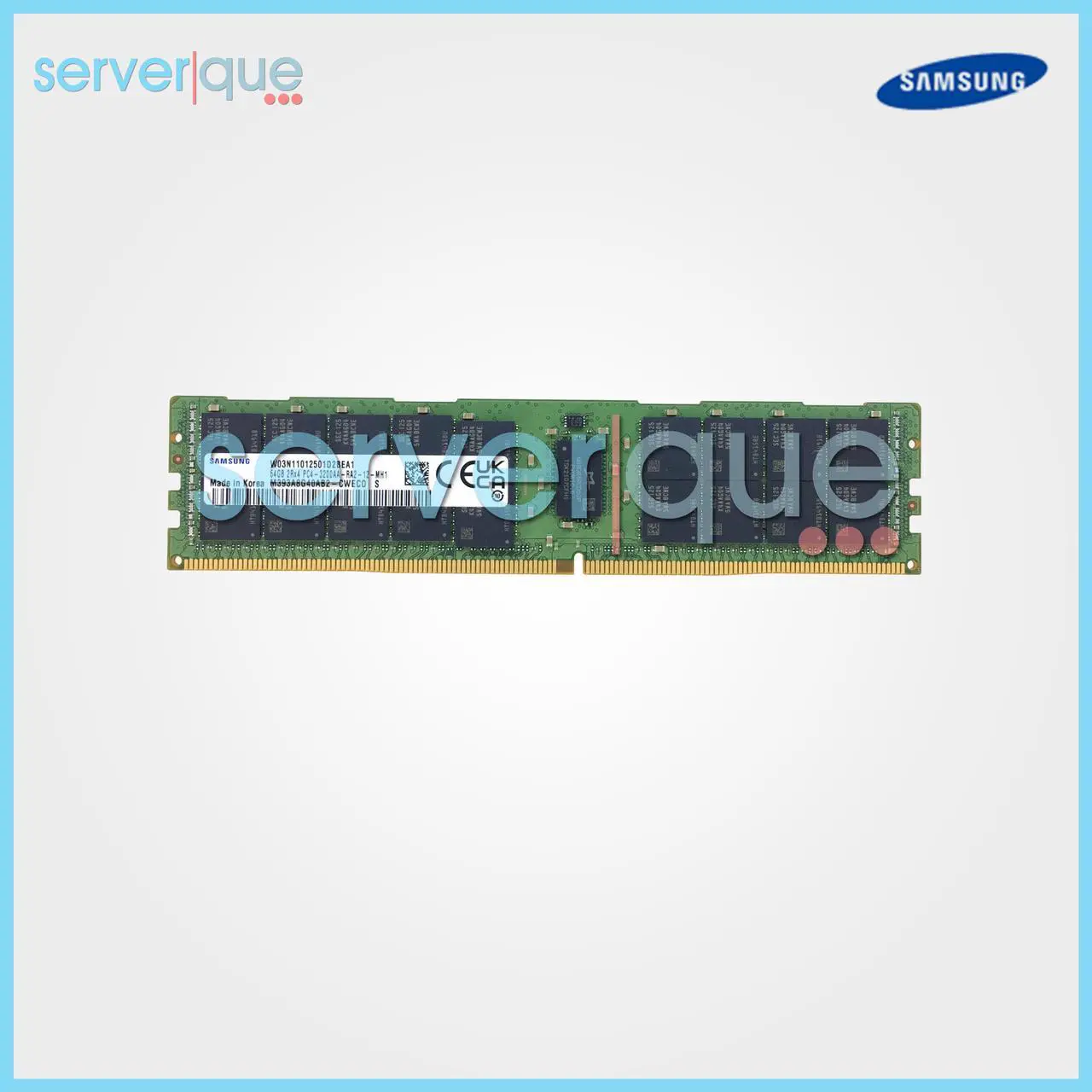 Refurbished: M393A8G40AB2-CWE Samsung 64GB PC4-25600 DDR4-3200MHz ECC ...