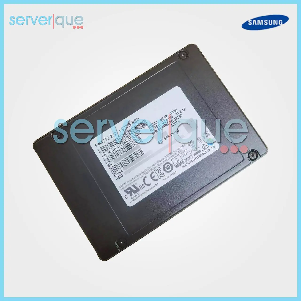 Refurbished: MZWLJ1T9HBJR-00007 Samsung PM1733 1.92TB MLC PCIe 4.0 x4 ...