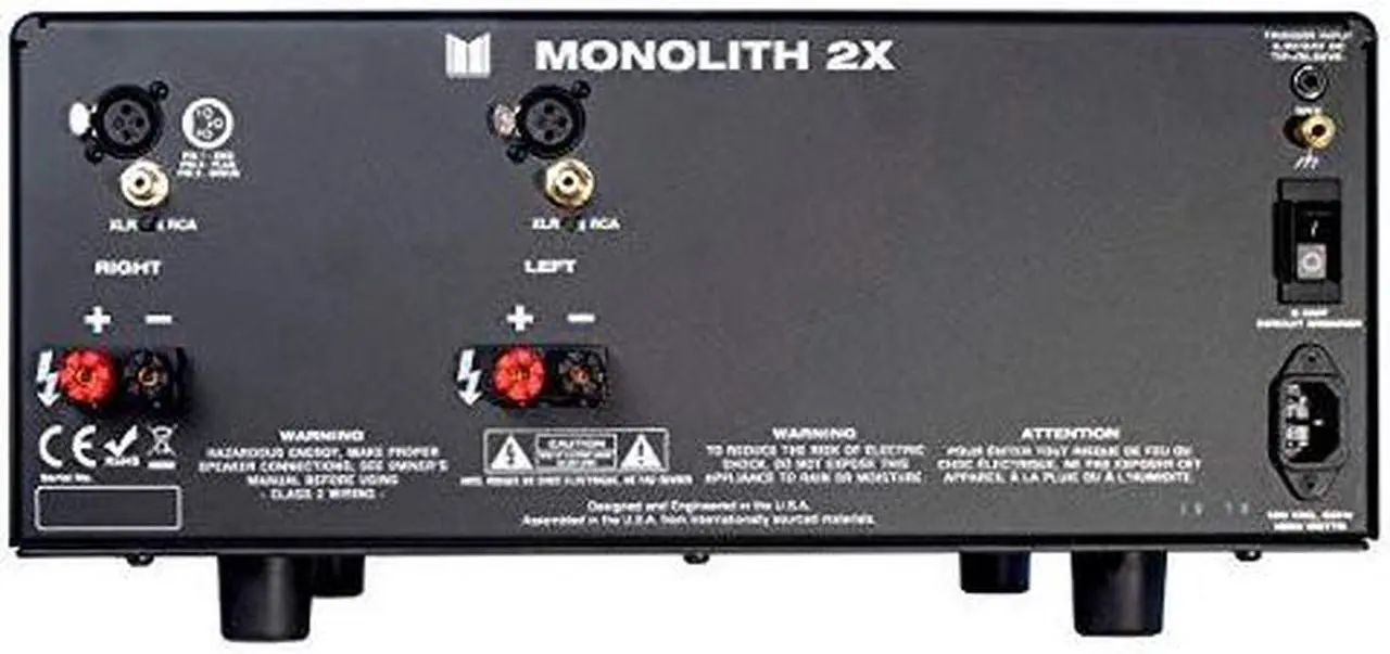 Monoprice Monolith Multi-Channel Power Amplifier - Black With 5x200 ...